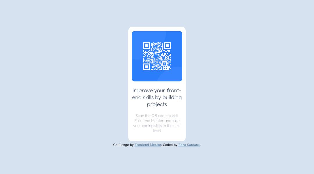 Frontend Mentor | QR-CODE-Project coding challenge solution