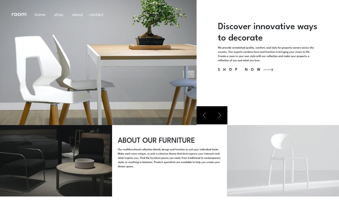 Frontend Mentor | Responsive Room homepage using React, React Bootstrap and CSS Grid coding ...