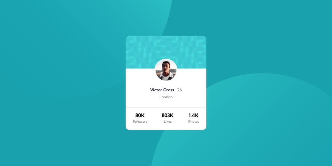 Frontend Mentor | Frontend mentor profile card component coding challenge solution