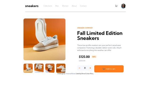 Frontend Mentor E Commerce Using Tailwind Css And Next Js Coding Challenge Solution