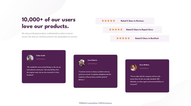 Frontend Mentor | Mobile first, visual studio code, flexbox, grid coding challenge solution