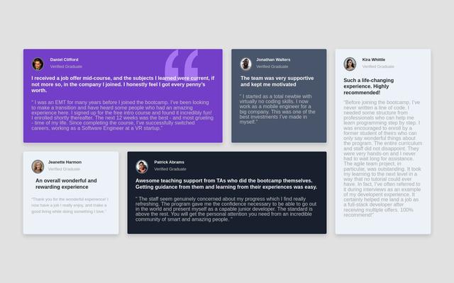 Frontend Mentor Responsive Page Boostrap Coding Challenge Solution