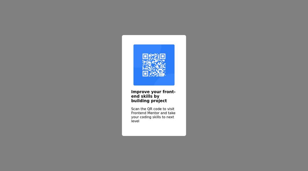 Frontend Mentor | Responsive page for QR code coding challenge solution