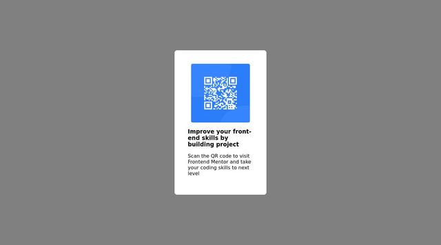 Frontend Mentor | Responsive page for QR code coding challenge solution