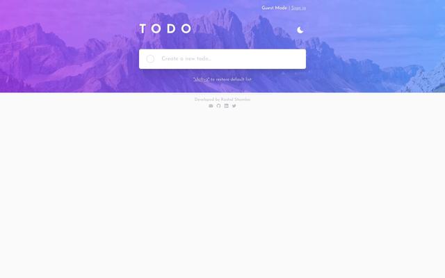 Frontend Mentor | Todo App using React + Tailwind + Framer Motion + Firebase + Firestore coding ...