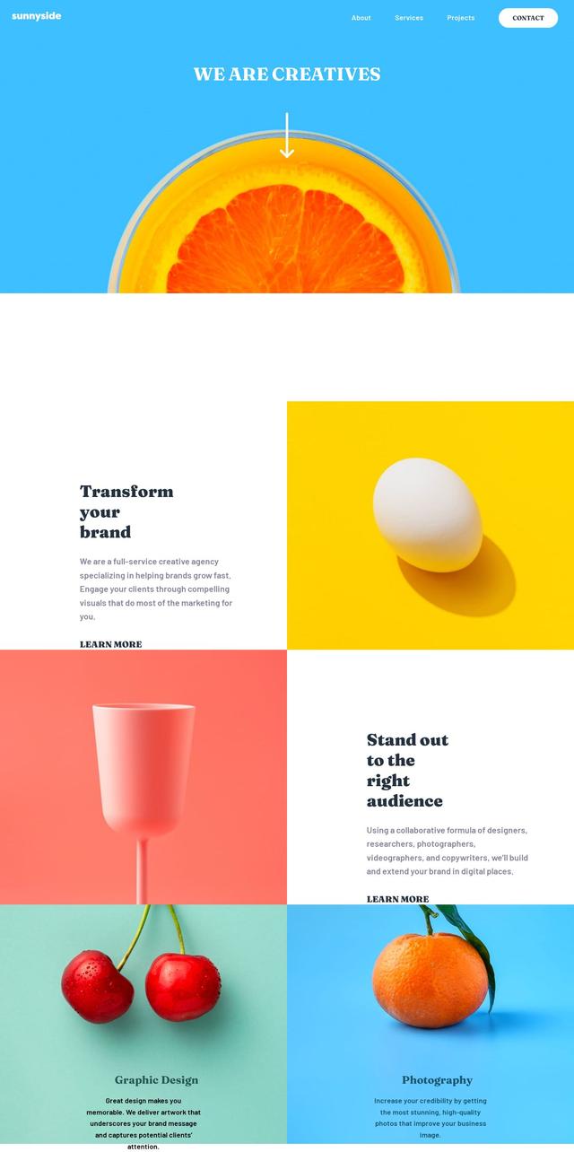 Frontend Mentor | Sunnyside Agency Landing Page with Vanilla HTML and ...