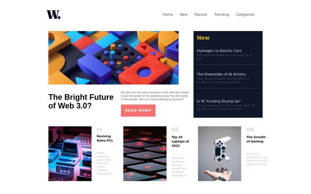 Frontend Mentor | tailwind css and javascript coding challenge solution
