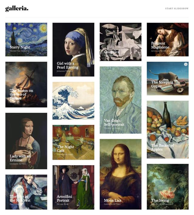Frontend Mentor | Galleria slideshow site with Astro.js coding challenge solution