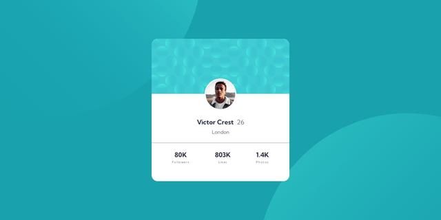 Frontend Mentor | Profile Card Component (HTML, CSS Flexbox, Grid, position) coding challenge ...