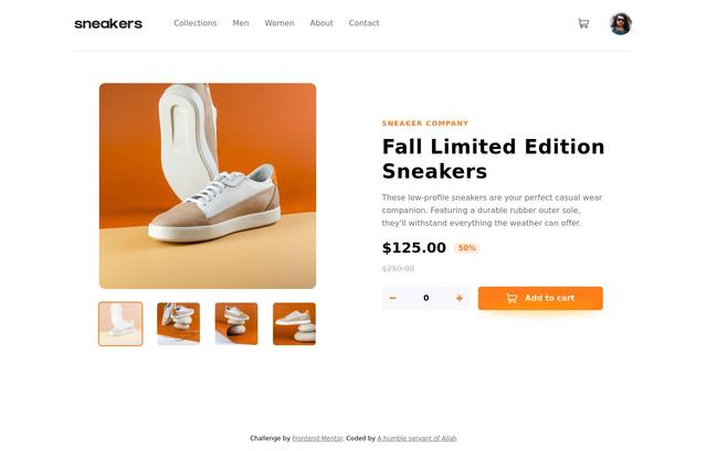 Frontend Mentor Responsive E Commerce Product Page Using React And Tailwindcss Coding