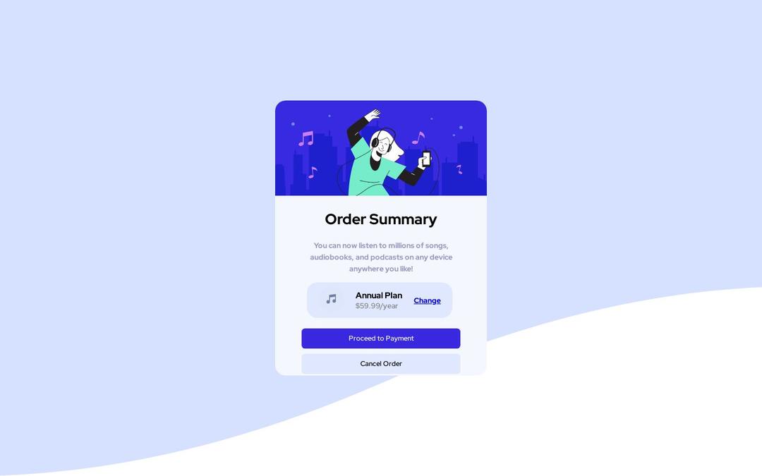 Frontend Mentor | Frontend Mentor | Order summary card coding challenge solution