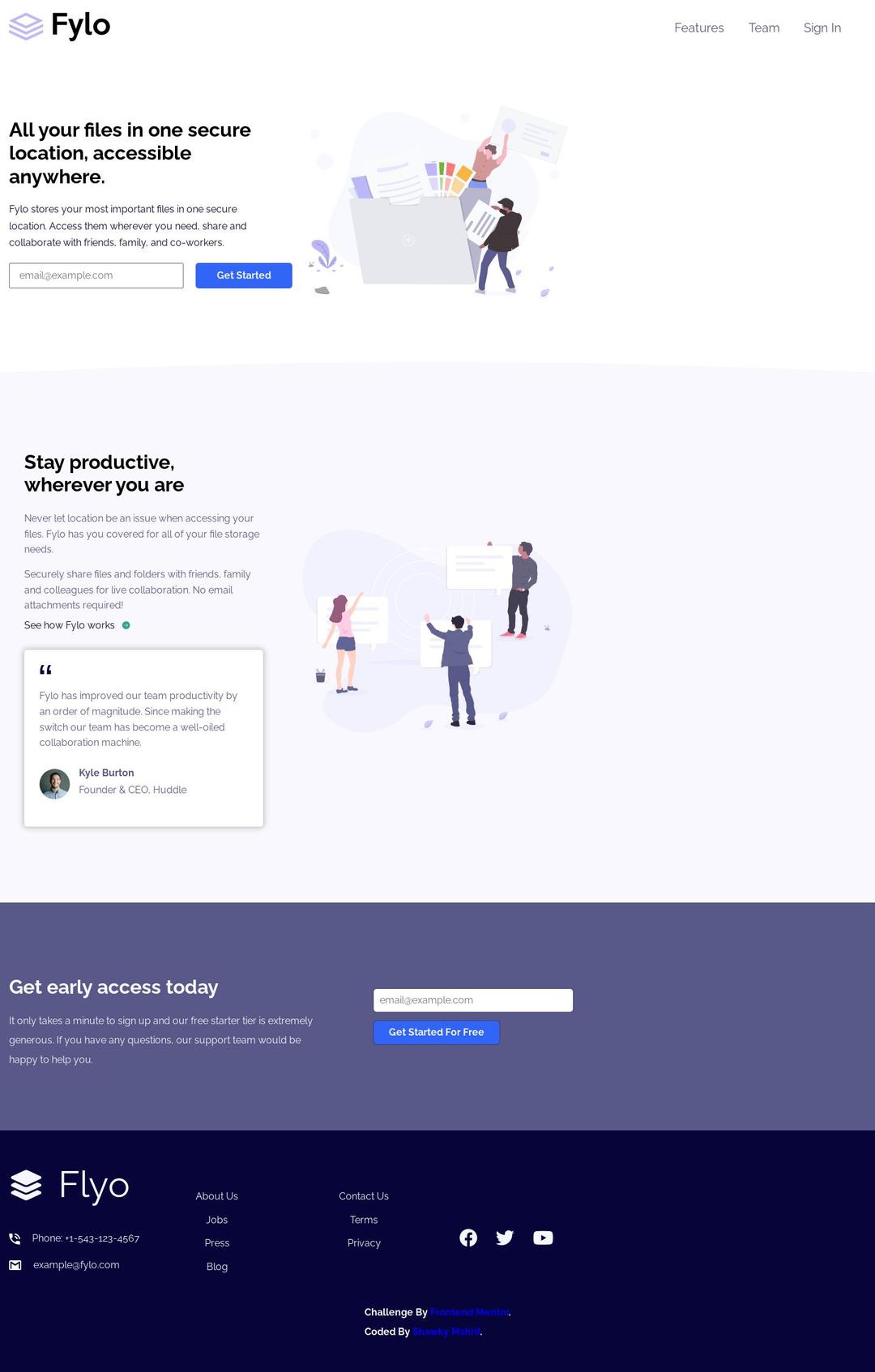 Frontend Mentor | CSS Grid , Flexbox coding challenge solution