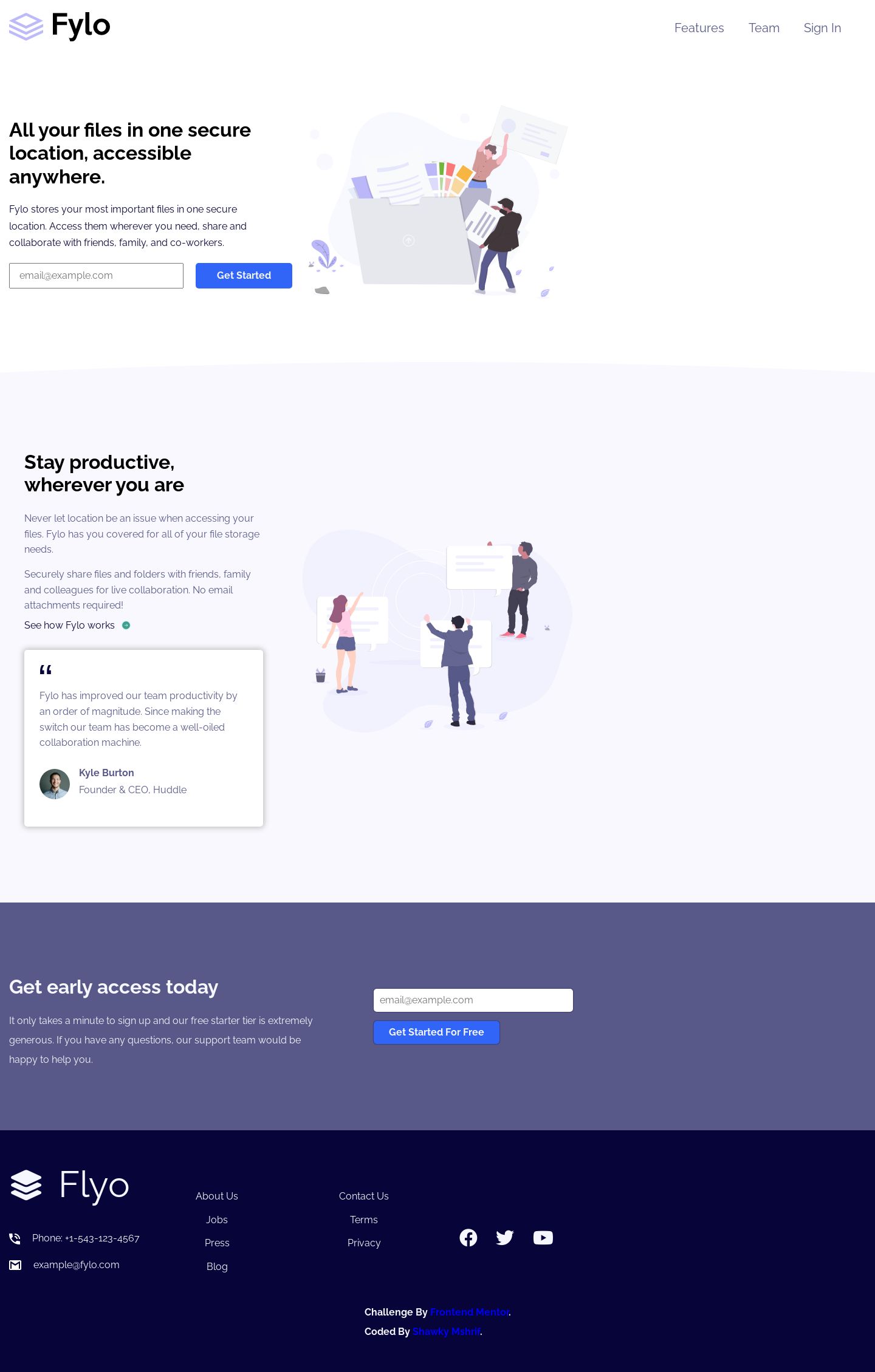 Frontend Mentor | CSS Grid , Flexbox coding challenge solution