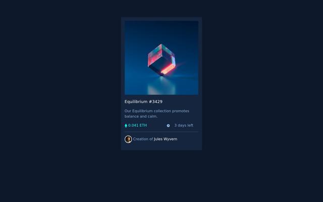 Frontend Mentor | Prev-eth using bootstrap card coding challenge solution