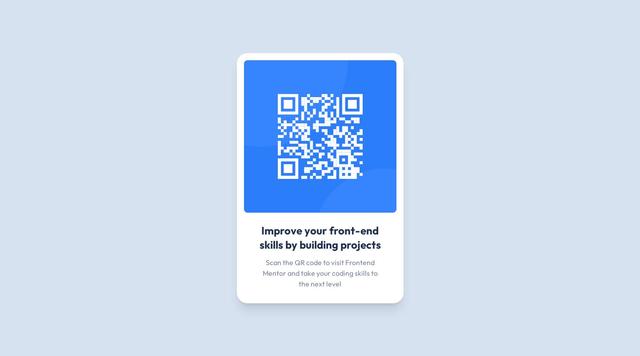 Frontend Mentor | qr-code-component using tailwind-css coding challenge solution