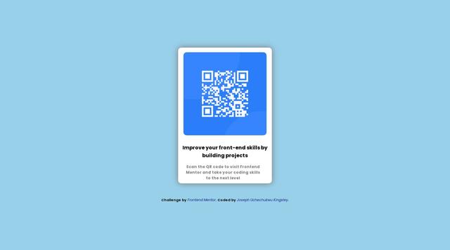 Frontend Mentor Qr Code Component Using Html And Css Coding Challenge