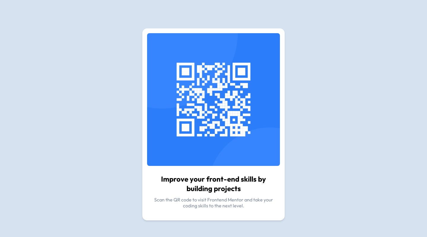 Frontend Mentor | QR Code Tailwind coding challenge solution