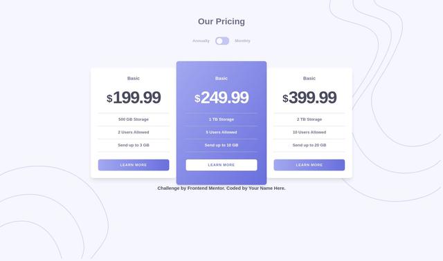Frontend Mentor | Responsive component using tailwind css, javascript and html coding challenge ...