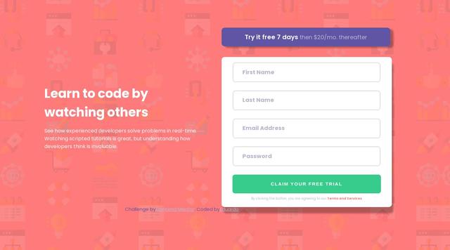 Frontend Mentor Intro Component With Sign Up Form Coding Challenge