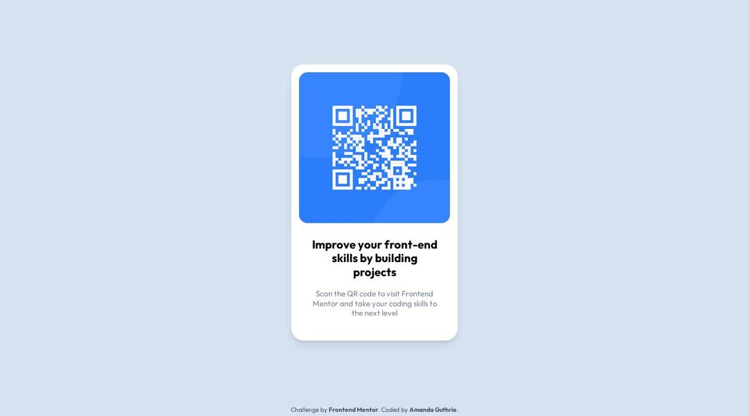 Frontend Mentor | QR Code Component with React and Chakra UI coding challenge solution
