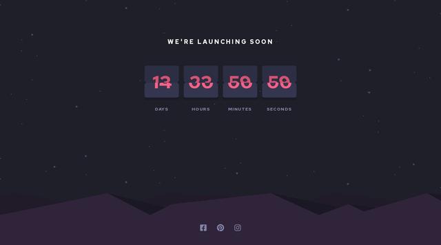 Frontend Mentor | Launch countdown timer coding challenge solution
