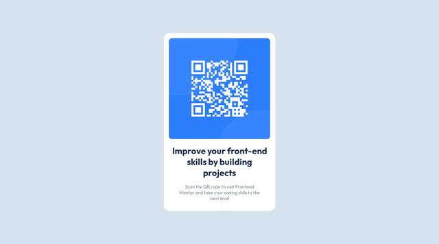 Frontend Mentor | QR component build coding challenge solution