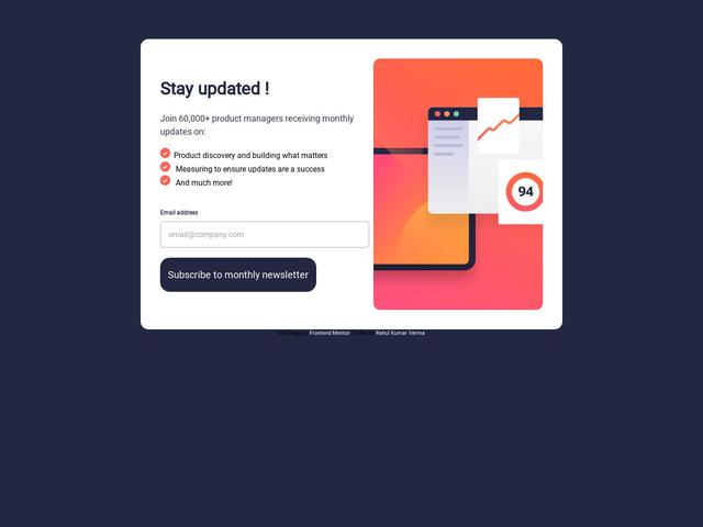 Frontend Mentor | Resposnsive design using Html , Tailwind CSS ,JAVASCRIPT coding challenge solution