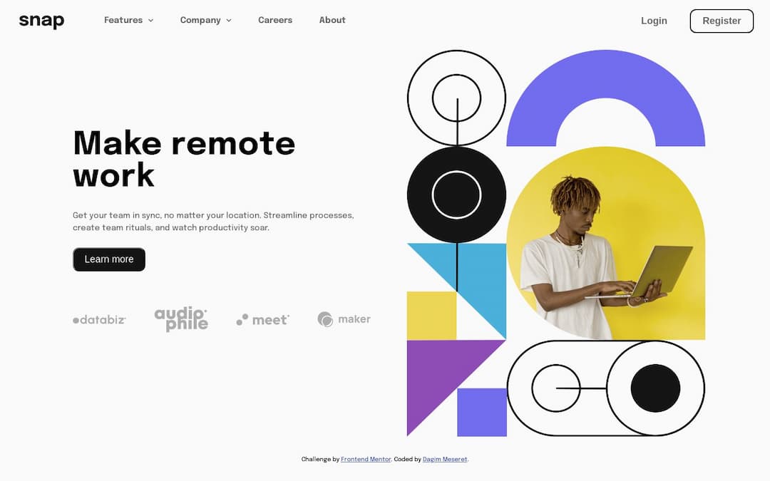 Frontend Mentor | Intro-section-challenge coding challenge solution