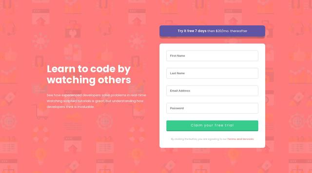 Frontend Mentor | Intro component with sign-up form coding challenge solution