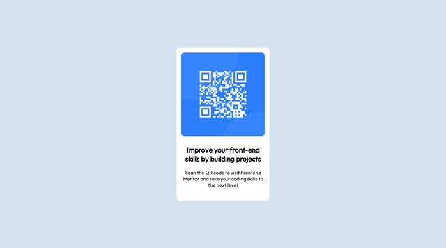 Frontend Mentor | QR code using HTML, CSS coding challenge solution