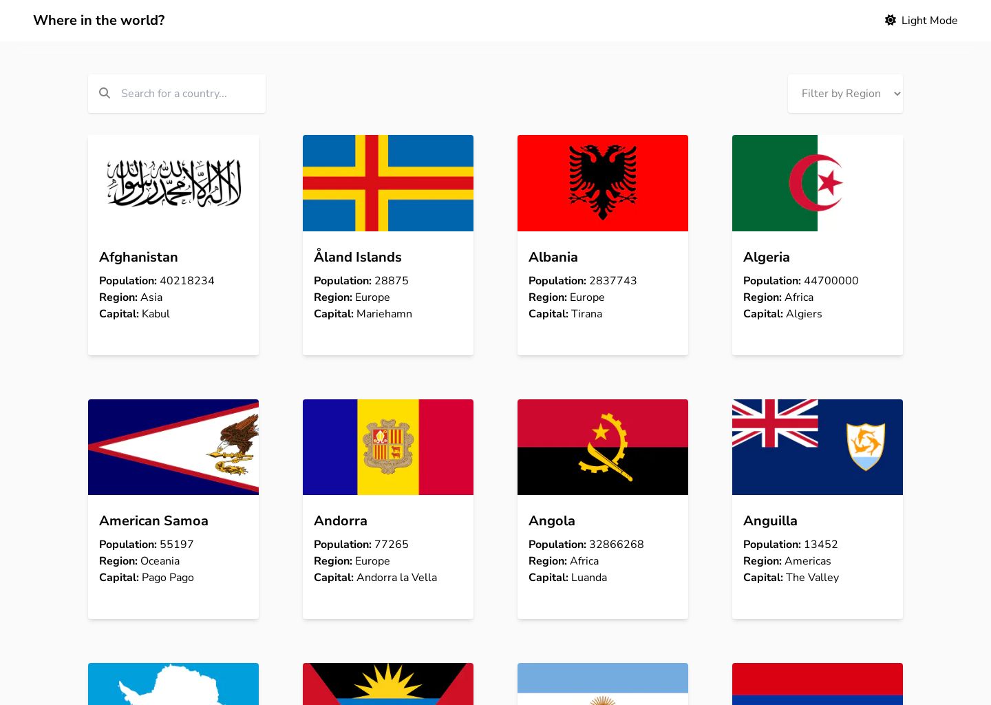 Frontend Mentor | Countries API | SSG -> NextJS | Styling -> Tailwind | State -> Zustand coding ...