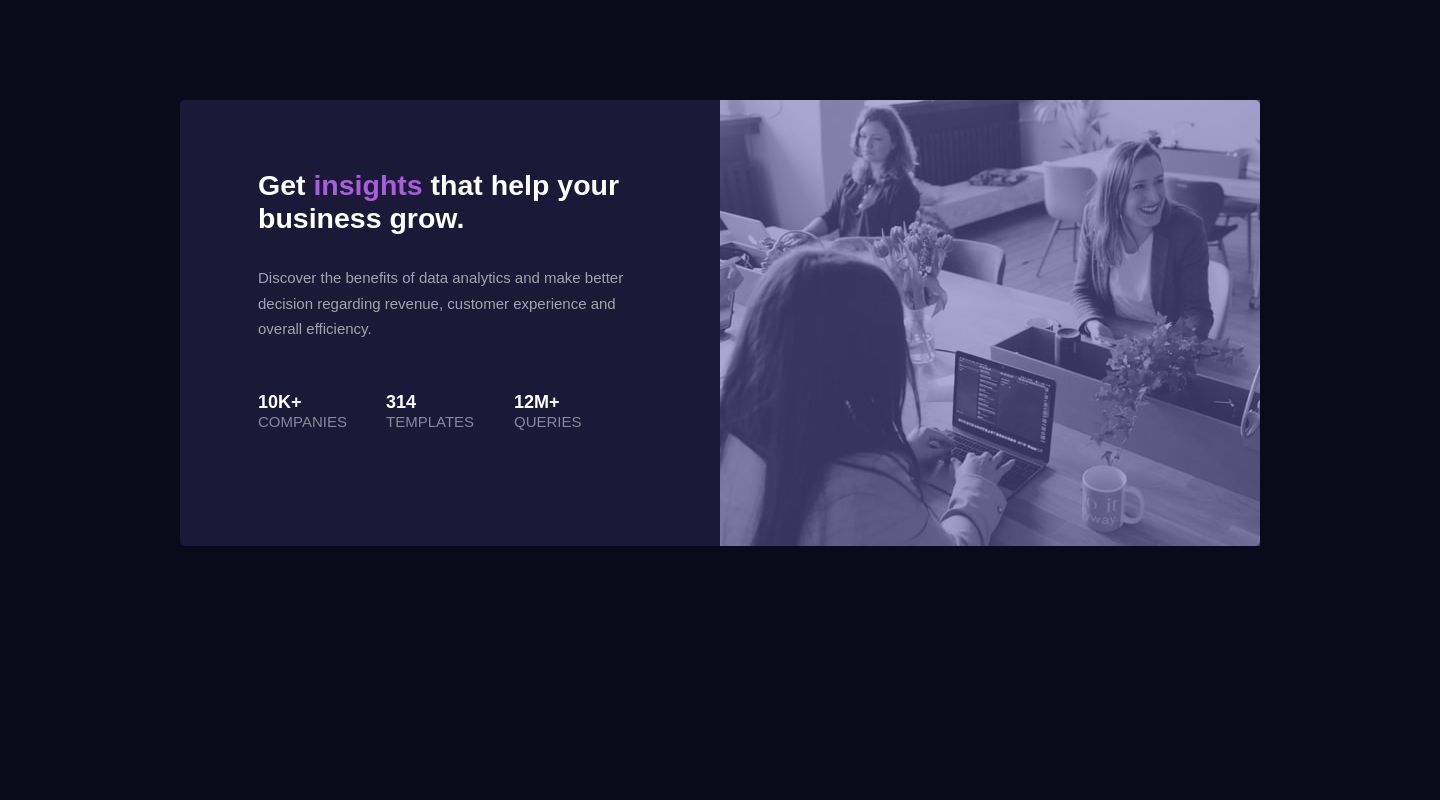 Frontend Mentor | stat preview card component using Css Grid coding challenge solution