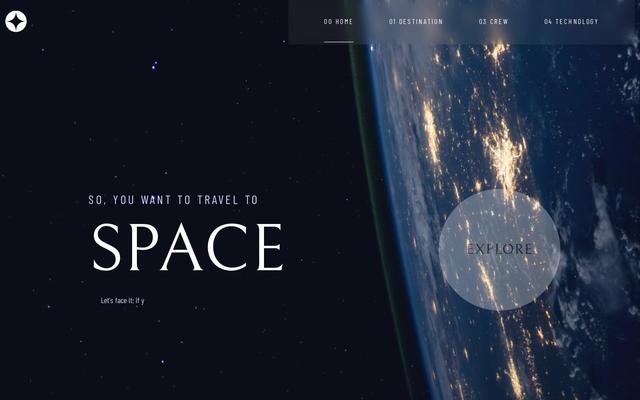 Frontend Mentor | Space Tourism Website with ReactJs, Tailwind and Framer-motion coding ...