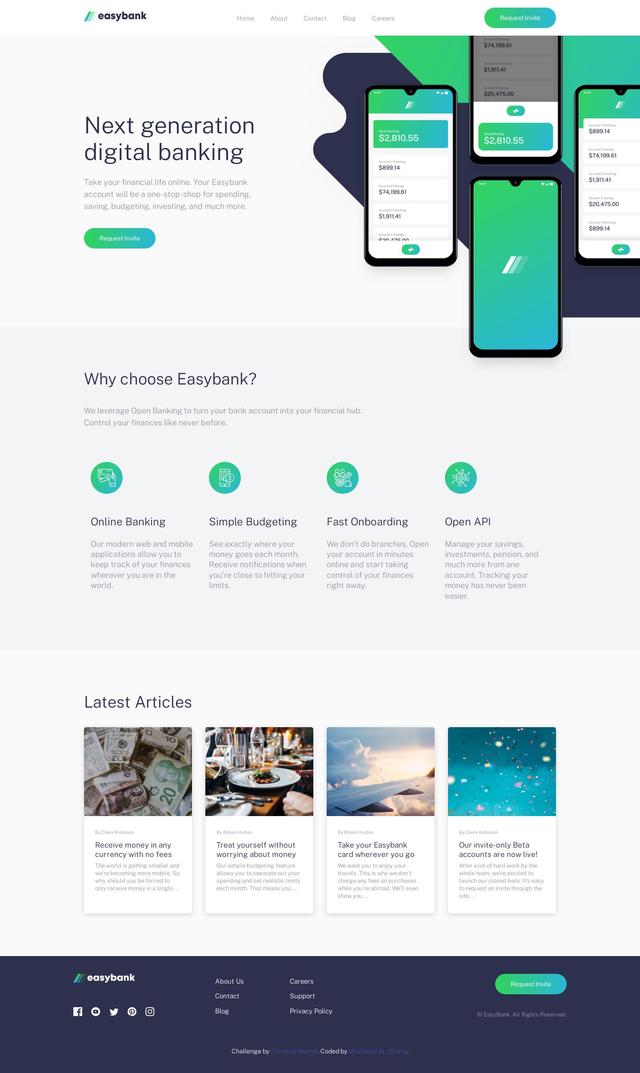 Frontend Mentor | Fully responsive website, built using HTML, CSS, JavaScript and SCSS. coding ...