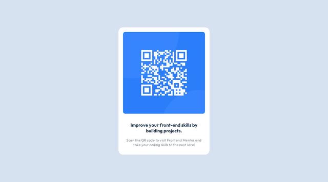 Frontend Mentor | QR code component coding challenge solution