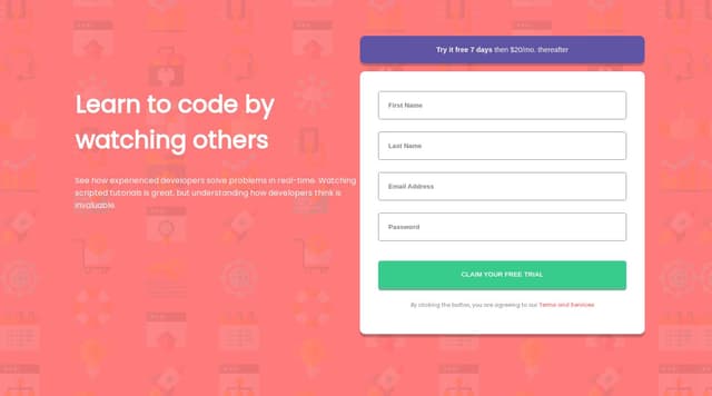 Frontend Mentor | intro-component-with-signup-form-master coding challenge solution