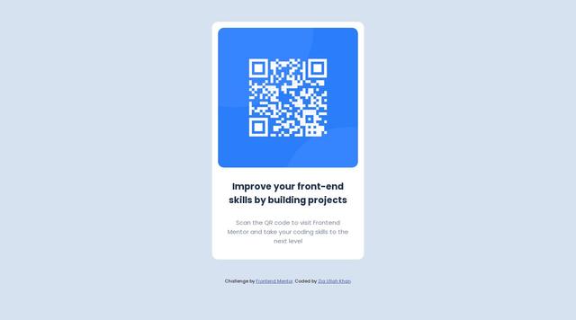Frontend Mentor | QR Code Design coding challenge solution
