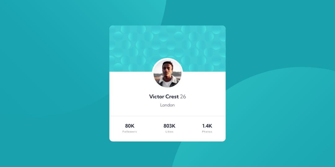 Frontend Mentor | Profile card component using HTML and CSS coding ...