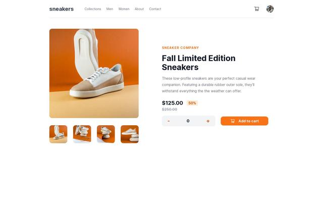Frontend Mentor Responsive E Commerce Website Using Nextjs Typescript