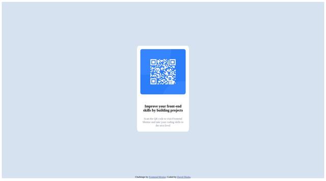 Frontend Mentor | QR Code Component using flexbox and grid coding challenge solution