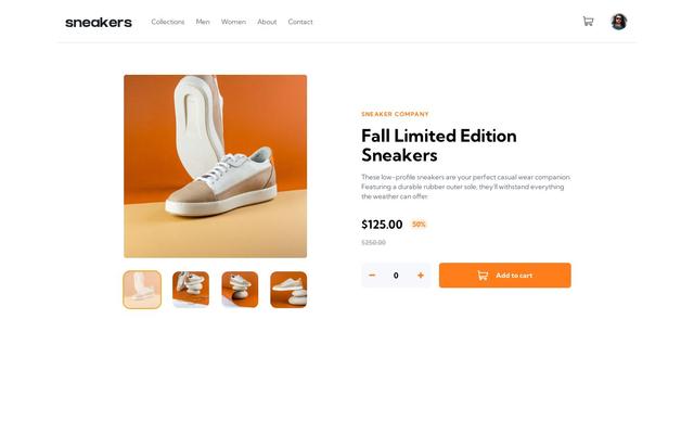 Frontend Mentor | Tailwind + TypeScript + React.js | E-commerce Product ...