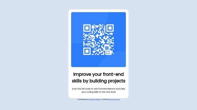 Frontend Mentor | qr-code-component-main coding challenge solution