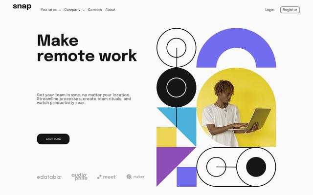 Frontend Mentor | intro section with deropdown navigation using html css and js coding challenge ...