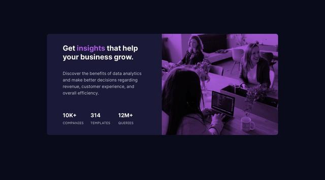 Frontend Mentor | Mobile First stats preview card component coding challenge solution