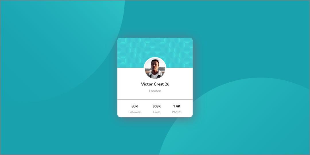 Frontend Mentor | Responsive Profile Card page using sematic HTML and ...