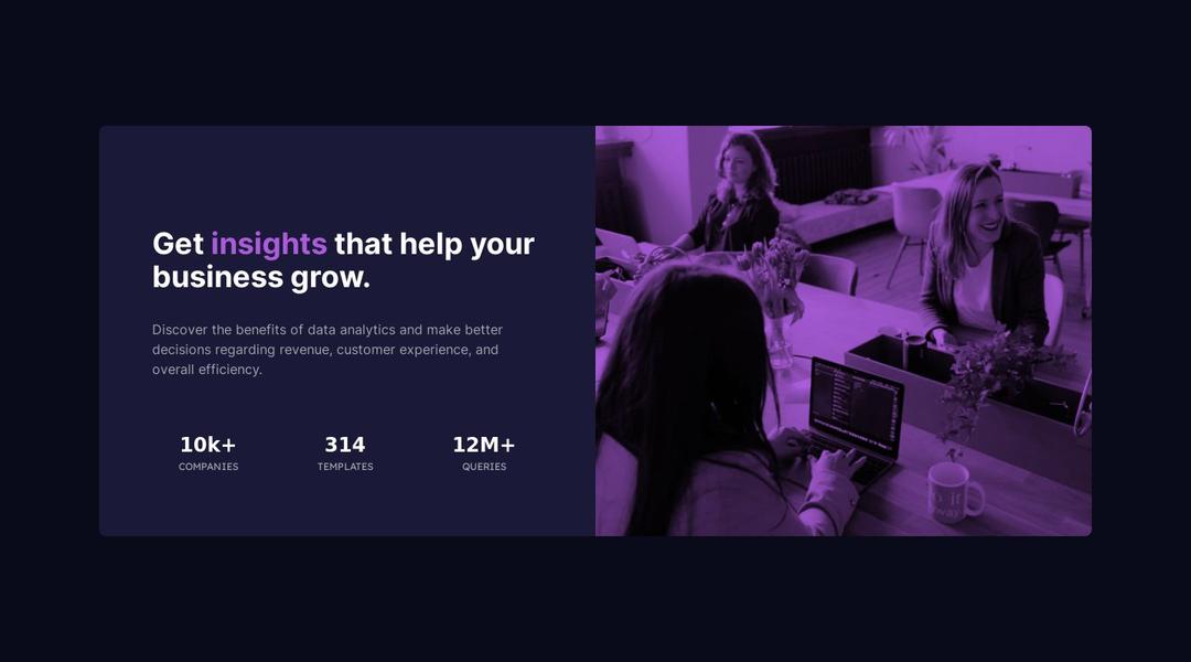 Frontend Mentor | Responsive stat-preview-card-component using ReactJS and TailwindCSS coding ...