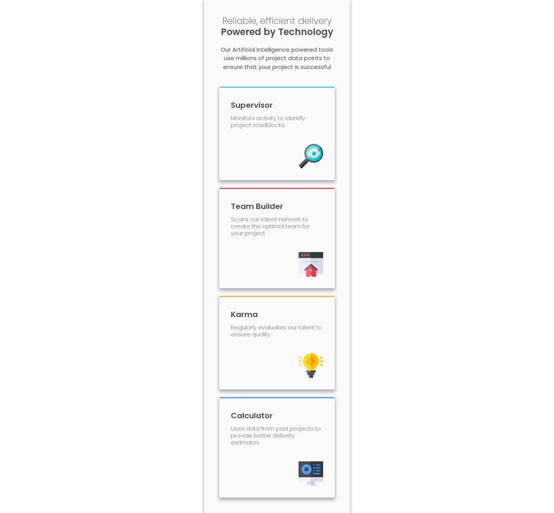 Frontend Mentor | Landing page with 4 componets build with flexbox and css grid ;) coding ...