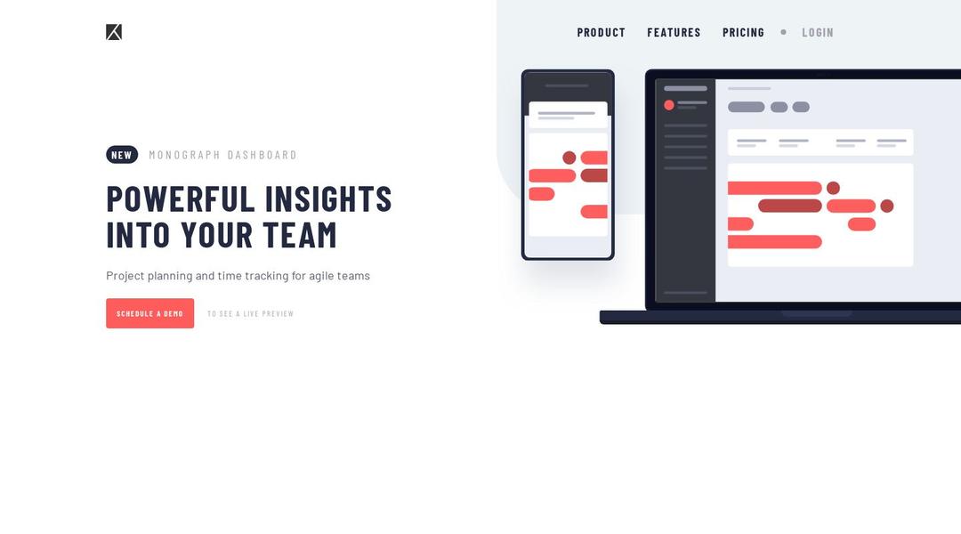Frontend Mentor | Project tracking intro component || HTML + CSS + JS coding challenge solution