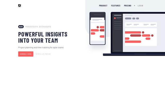 Frontend Mentor | Project tracking intro component || HTML + CSS + JS coding challenge solution
