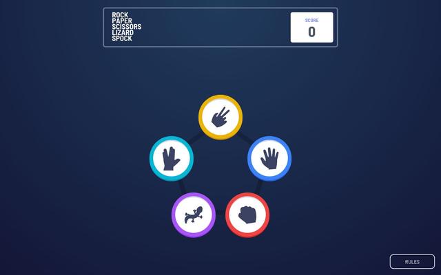 Frontend Mentor | Rock Paper Scissors Lizard Spock Game Using TailwindCSS coding challenge solution